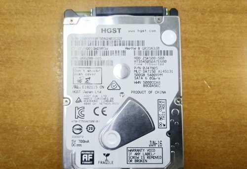 Жесткий диск 2.5" Hitachi Z5K500 500Gb