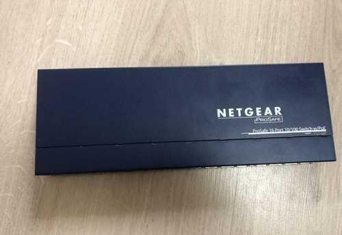 Коммутатор Netgear prosafe 16 port switch FS116P