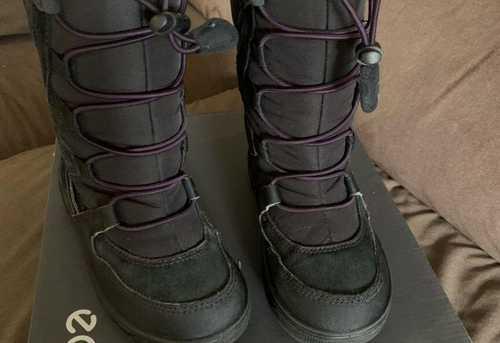 Зимние сапоги ecco 28