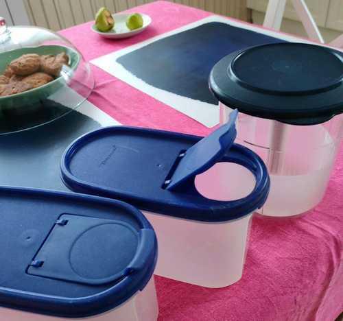 Емкости для сыпучих 2 шт.и 1 комбин.tupperware