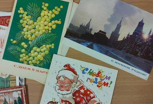 Поздравительные открытки СССР. Праздники, даты