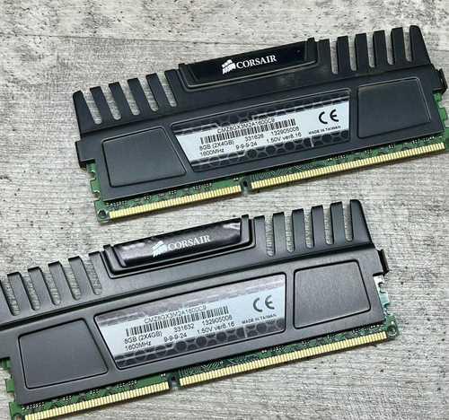 Оперативная память Corsair DDR3 8Gb 1600MHZ