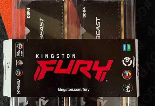 Kingston fury Beast Black RGB KF432C16bbak2/16