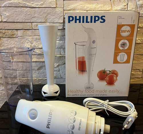 Блендер погружной кухонный philips