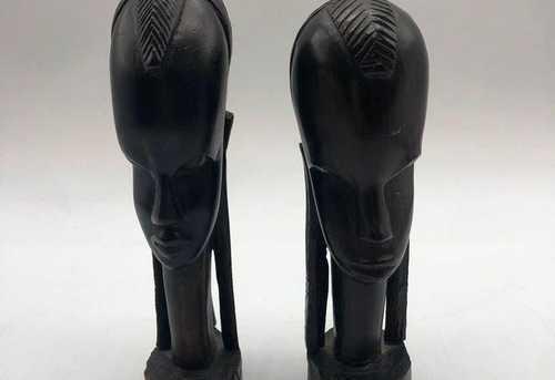 Африканские сувенирные статуэтки, винтаж