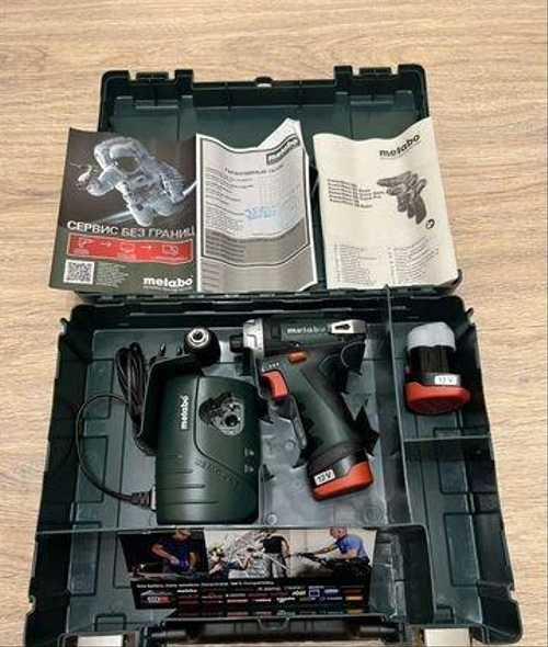 Аккумуляторный шуруповерт Metabo Power Maxx 12 V