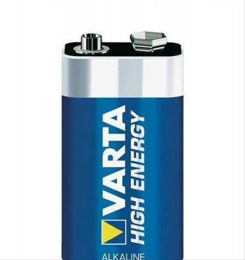 Батарейка Varta 6LR61/Крона High Energy-1BL