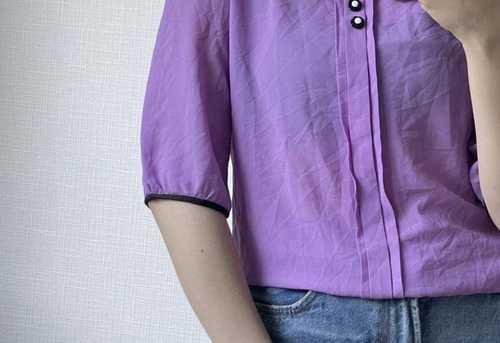 Блузка фиолетовая 42