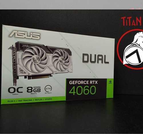 Asus RTX 4060 Dual OC White 8gb / Обмен/Гарантия