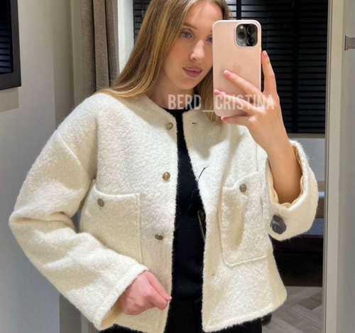 Massimo dutti Бомбер букле M