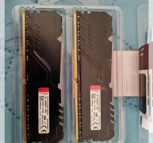 Оперативная память ddr4 hyperx fury 16gb 2666