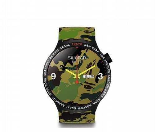 Часы Swatch x Bape