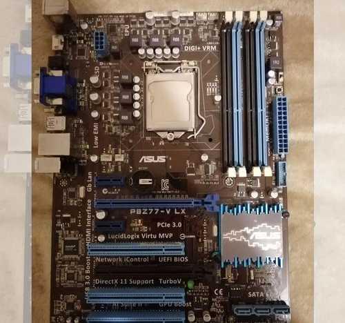 Материнская плата Asus P8Z77-V LX Socket 1155 LGA