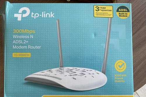 Wi-Fi роутер TP-link TD-W8961N, N300, adsl2+