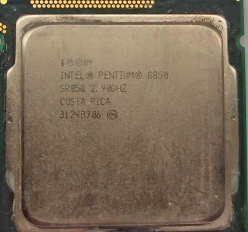 Процессор Pentium g850 lga 1155