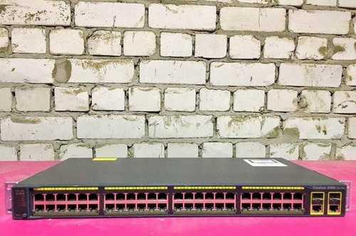 Коммутат Cisco WS-C2960-48TC-L L2,48x100,2xGE/SFP