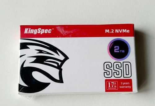Новый SSD M2 2Tb KingSpec (NX-2TB)