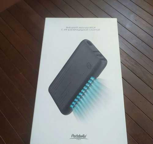 Powerbank Portobello на 6000mAh с уф Лампой