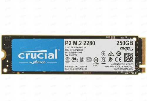 SSD M.2 Crucial P2 250 гб