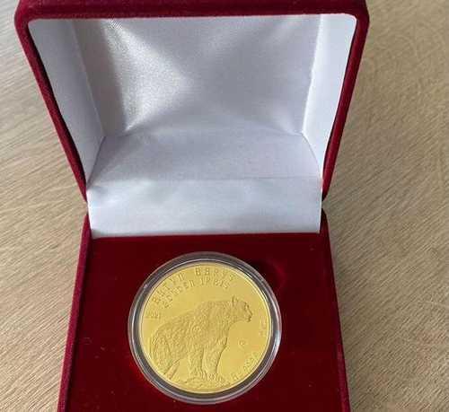 Золотая монета Казахстана "Барс" 62,2 г. ч. золота