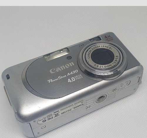 Фотоаппарат мыльница цифровой Canon A430New ретро