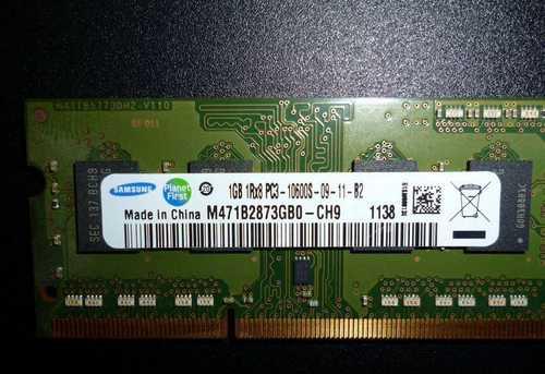 Озу-DDR3,so-dimm(ноутбук) 1гб,1333,10600.самсунг