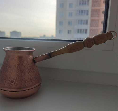 Турка медная бу, 350 мл