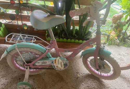 Детский трехколесный велосипед для девочки