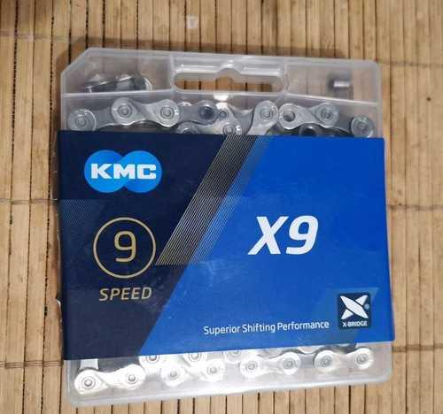 Цепь kmc x9 + кассета 9 ск