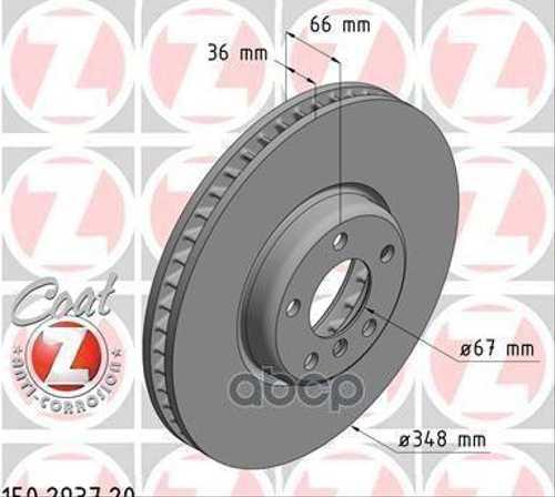 Диск тормозной BMW (non compound disc) right Co