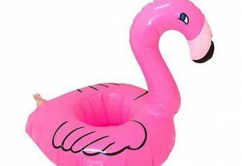 Надувной фламинго подстаканник 2шт