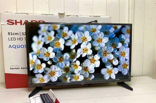 Новый Sharp 32" 60Гц цифра тюнер DVB-T2 2021