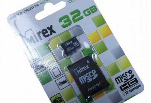 Карта памяти microSD 32GB class 10 (с адаптером) m