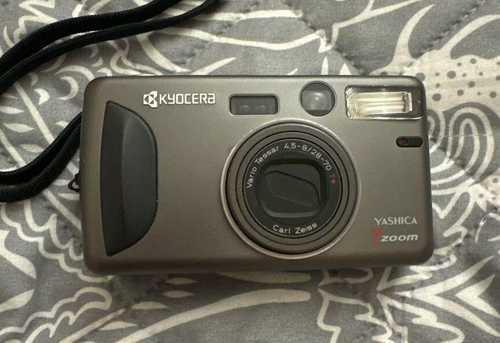 Плёночный фотоаппарат kyocera yashica T zoom