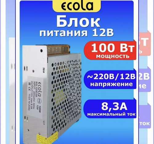 Блок питания для светодиодной ленты 12V