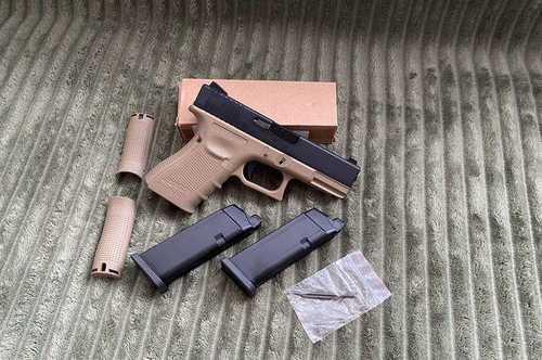 Пистолет WE Glock 23 Gen.4 TAN ggbb