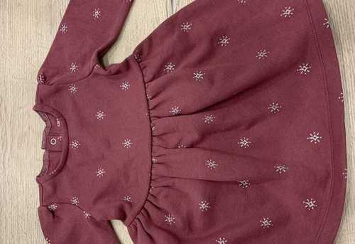 Платье новое для девочки 12 месяцев carters