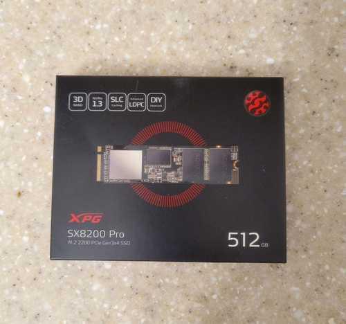 512 гб SSD M.2 накопитель adata XPG SX8200 Pro