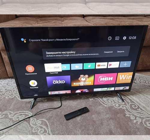 Телевизор Xiaomi 32 дюйма 81 см SMART TV Wi-Fi HD