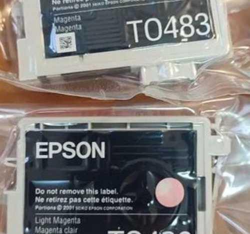 Оригинальные для принтеров Epson T0486, TO483, TO4