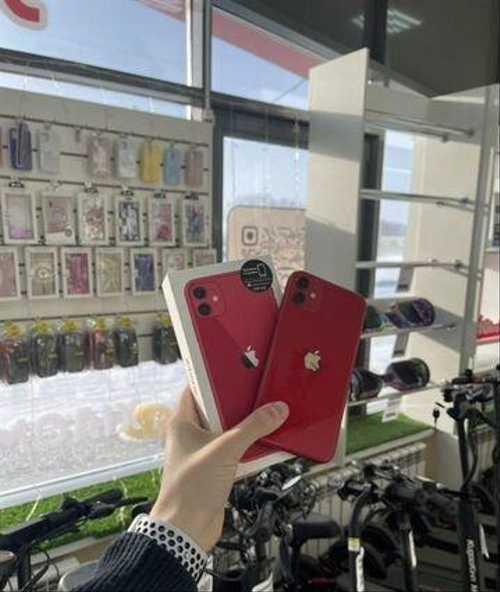 iPhone 11 Red 256gb б/у рст