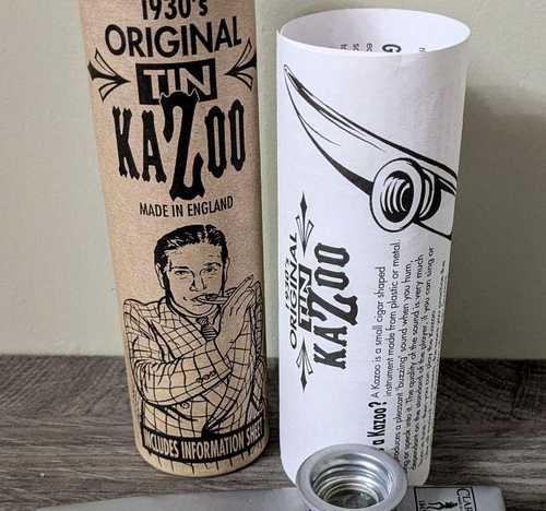 Казу в тубе, Clarke Silver Coated Kazoo