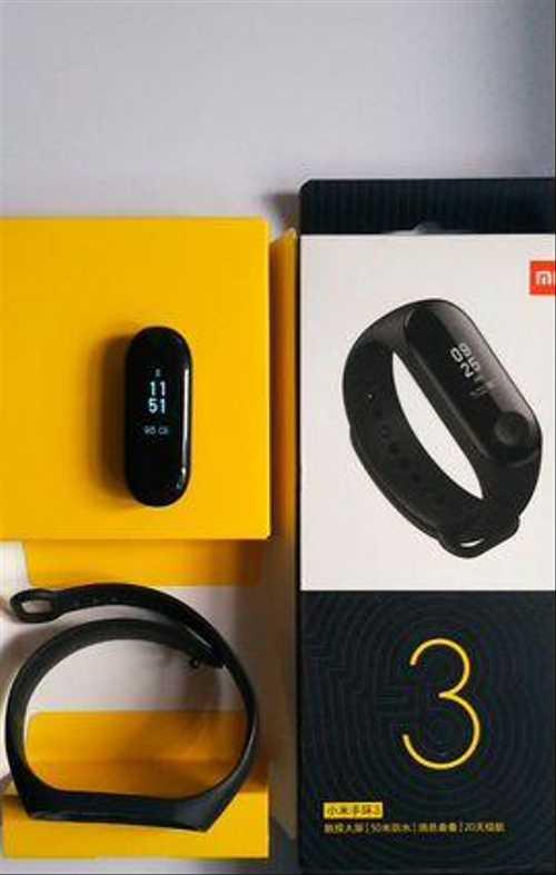 Часы браслет Xiaomi mi band 3