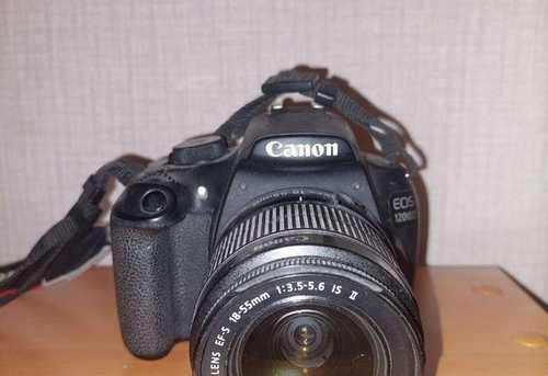 Зеркальный фотоаппарат canon 1200d