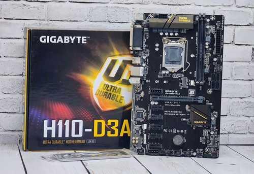 Материнская Плата 1151 Gigabyte GA-H110-D3A rev:1