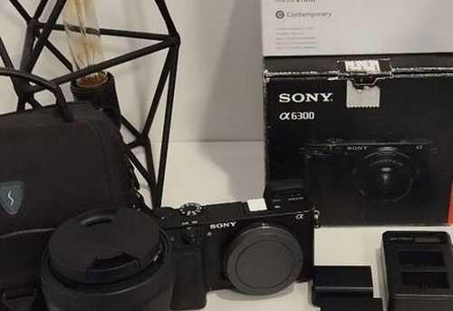 Sony a6300 с объективом sigma af 16mm f1.4