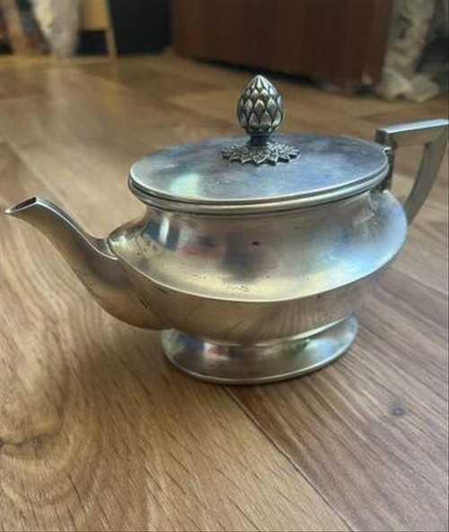Заварочный чайник серебро