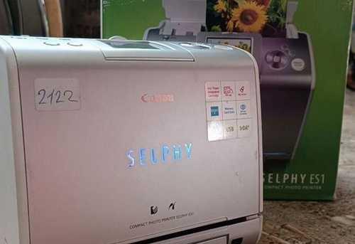 Принтер для фото Canon selphy es1 на запчасти