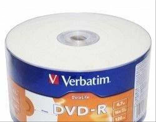 Verbatim Диски DVD-R 4,7 Gb 16x DataLife Inkjet Pr