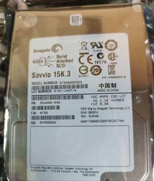 Жесткий диск Seagate ST9300653SS SAS 300Gb 2.5 15k